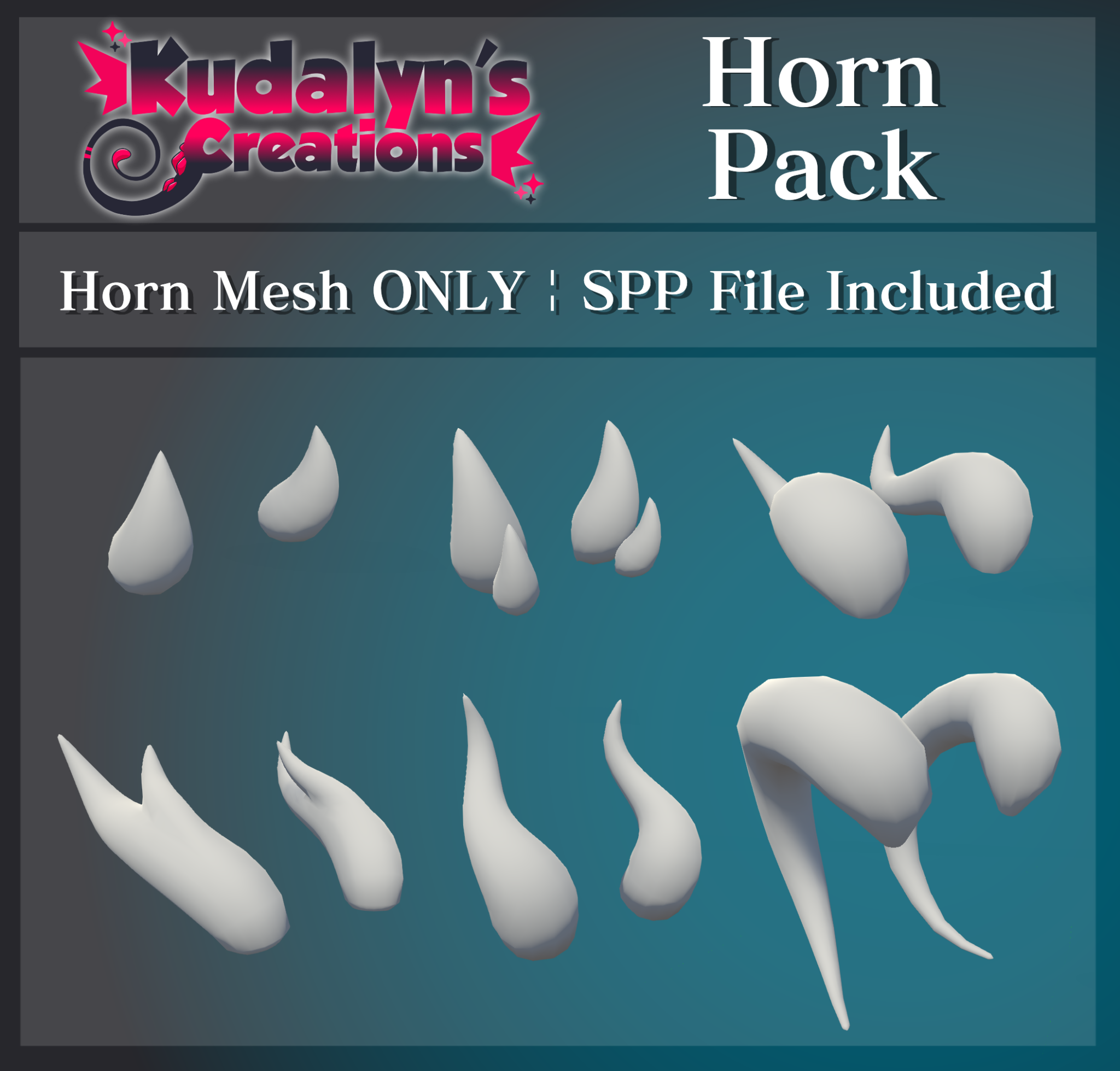 Kuda’s Assets – Horn Pack – Ferune